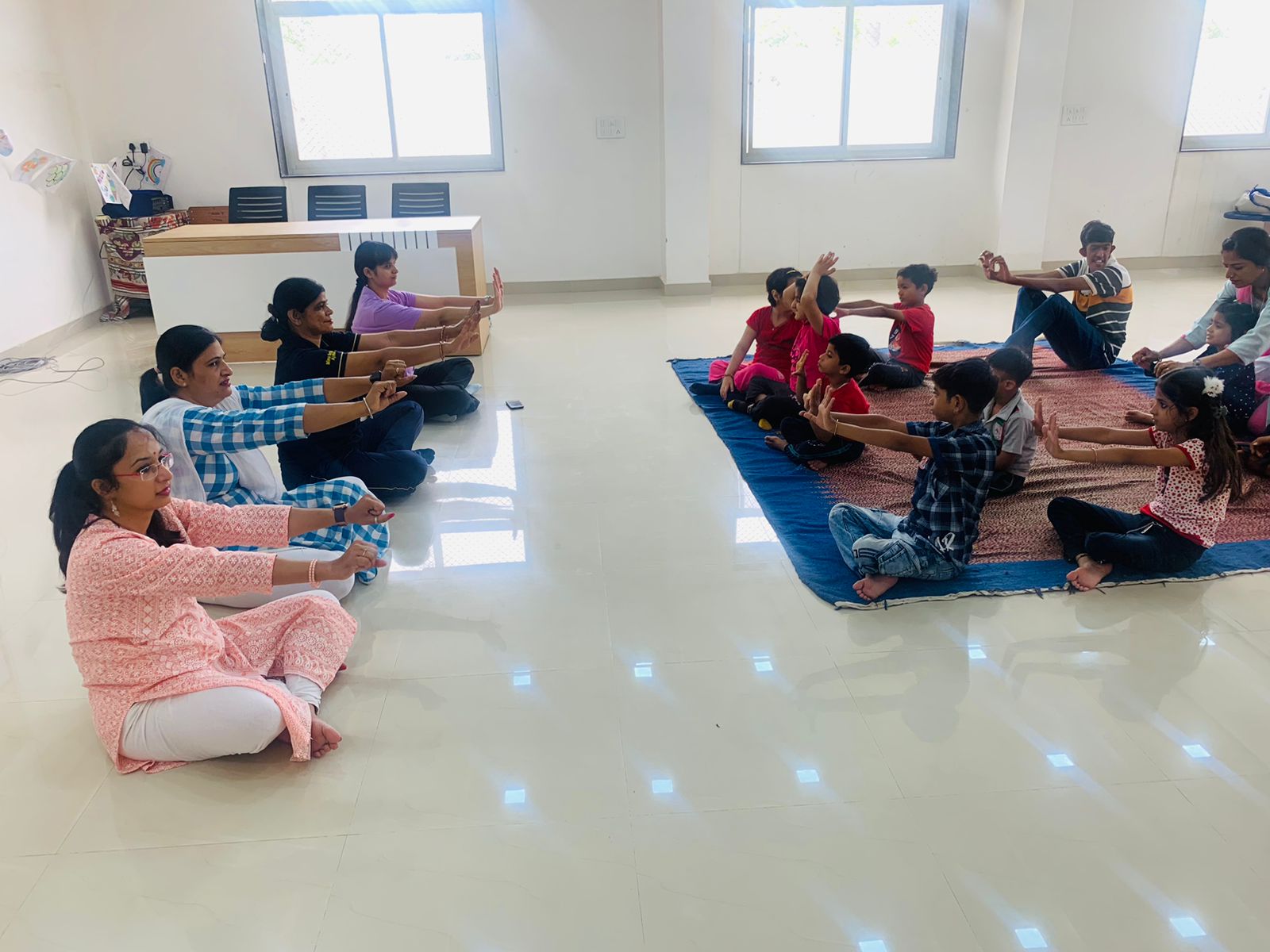 Yoga Day Adwait Ajmer 2023 - Adwait